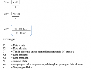 Cara Melakukan Seleksi (Membuang Data) Ekstrim Hasil Pengukuran